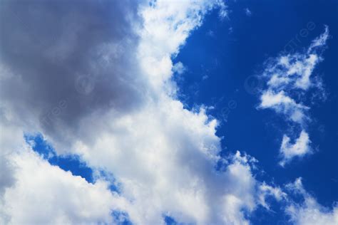 푸른 하늘 백운 배경 소재 푸른 하늘과 흰 구름 배경 하늘 배경 일러스트 및 사진 무료 다운로드 Pngtree