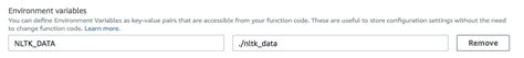 using nltk corpora with aws lambda functions in python