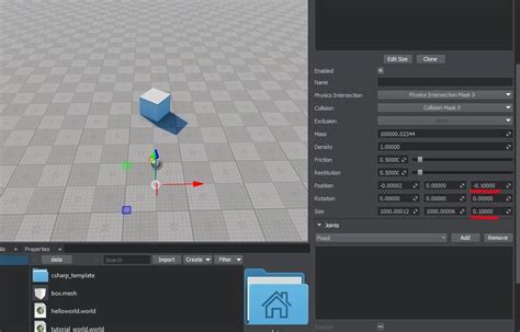 collider object getting started unigine developers community