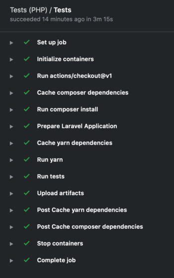 getting started with github actions and laravel ~php