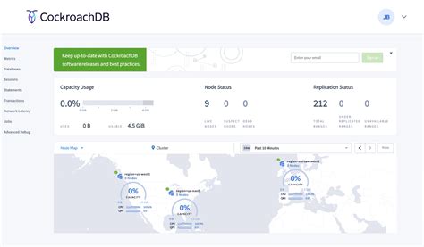 use the cockroach db console to observe and troubleshoot sql