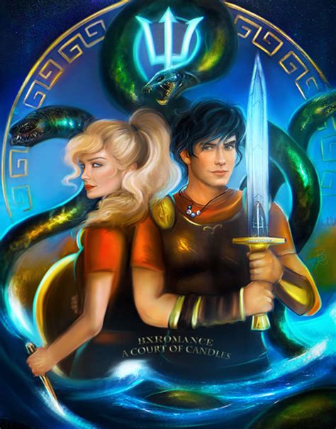 Art Print Annabeth And Percy Jackson By Bxromance Acoc Exclusive Etsy