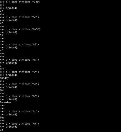 带有示例的python strftime（）函数格式指令 cunjiu9486的博客 csdn博客