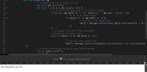 make first character of every word in a string into uppercase using