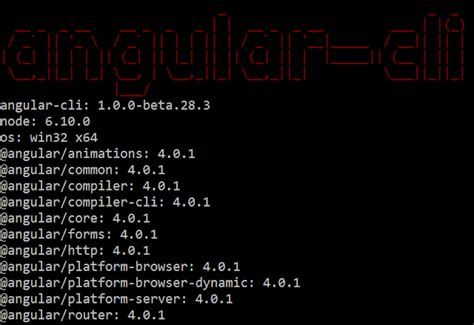 create your first angular 4 application using angular cli coding defined