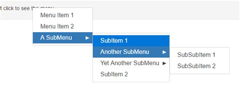 customizable react context menu component reactscript