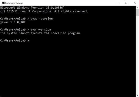 windows java system cannot execute the specified program stack overflow