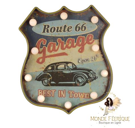 Plaque Décoration Avec Lumiere Plaque Led Déco Vintage