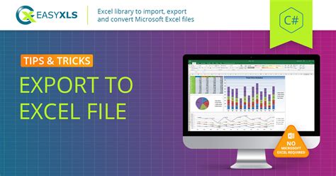 export data to excel xlsx file in c easyxls guide