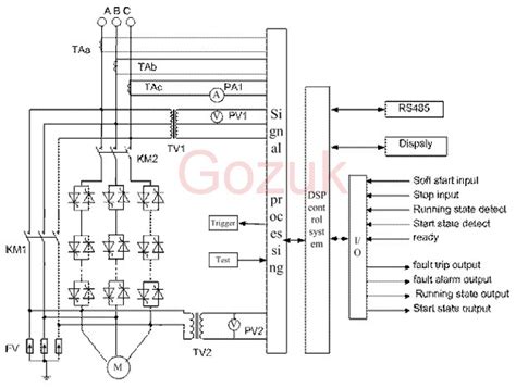 [diagram] induction motor thyristor soft starter circuit diagram