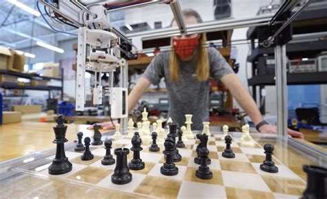 this autonomous chess playing robot will beat its human opponents