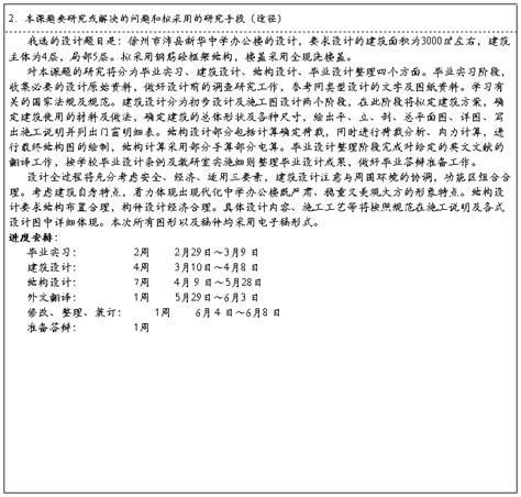 土木工程结构 毕业设计开题报告 范文118