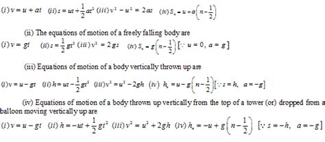 Kinematic Equations For Uniformly Accelerated Motion I2tutorials
