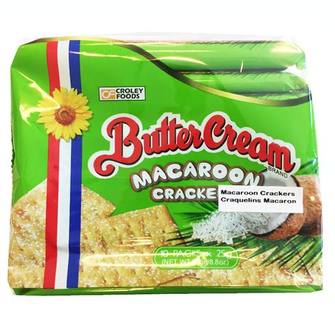 Croley Foods Butter Cream Crackers Macaroon 10x25g Filfoods