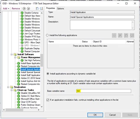 sccm osd task sequence pre stage client system center configuration