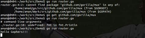 dependency and package management in golang microservices apps