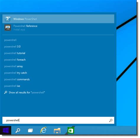 start powershell ise in windows 10 4sysops