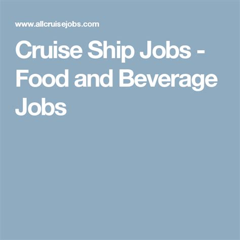 cruise ship jobs food and beverage jobs cruise ship photography jobs