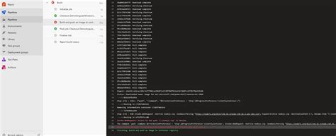 angular azure pipelines build failed for spa docker