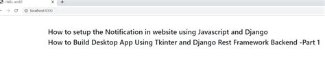 how to integrate django and vue js part 1