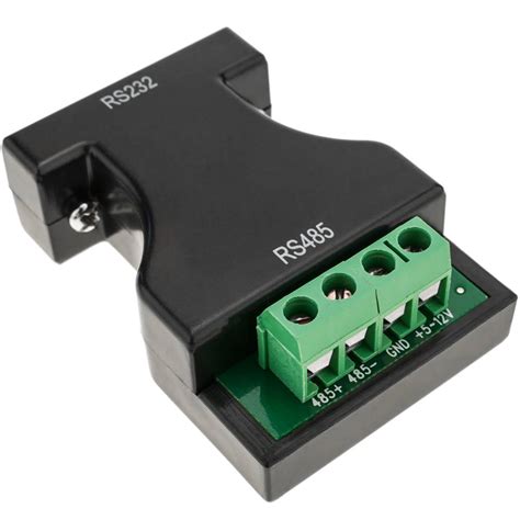 serial adapter rs232 db9 to rs485 4 pin cablematic
