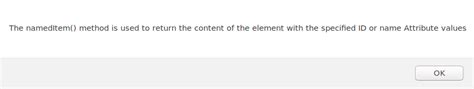 htmlcollection nameditem method geeksforgeeks