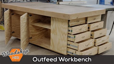 Table Saw Outfeed Table With Plans Woodshop Mike
