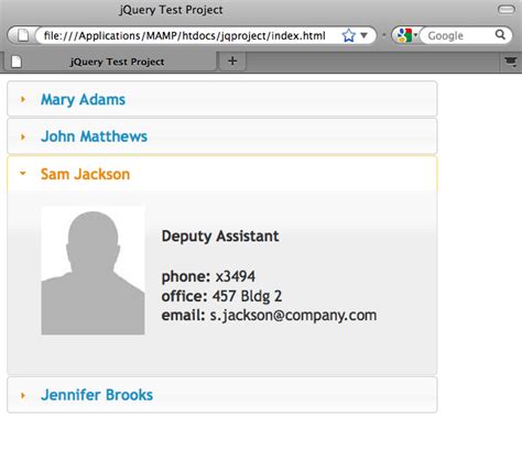 using jquery to enhance the appearance and usability of a web page