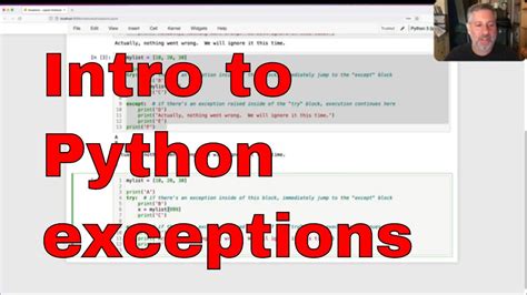 intro to python exceptions youtube
