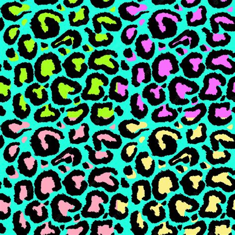 Ilustración De Vector De Patrones Sin Fisuras De Imitación De Leopardo