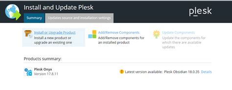 how to update php in different plesk versions