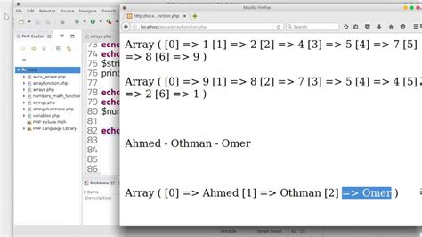 45 php scripting language array functions youtube