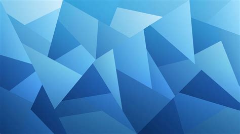 Download Dynamic Geometric Shapes In Brilliant Blue Wallpaper