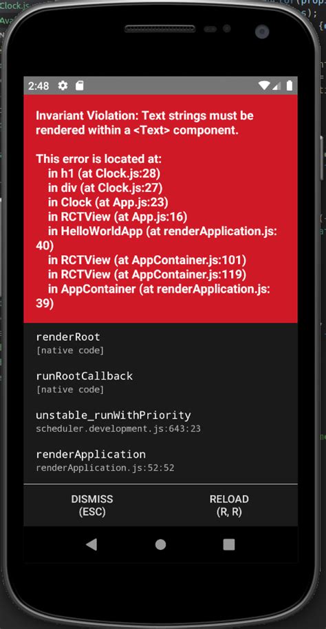 invariant violation text strings must be rendered within a text component