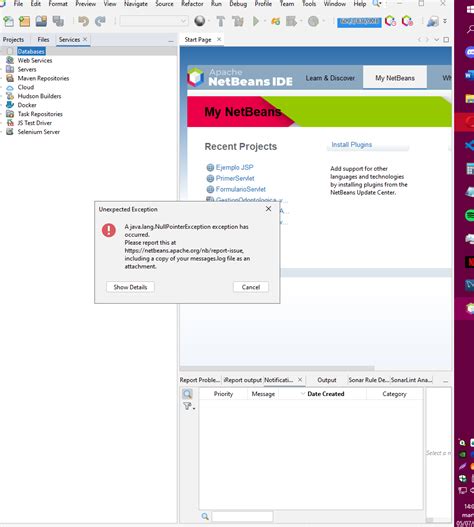 java lang nullpointerexception exception · issue 4334 · apache