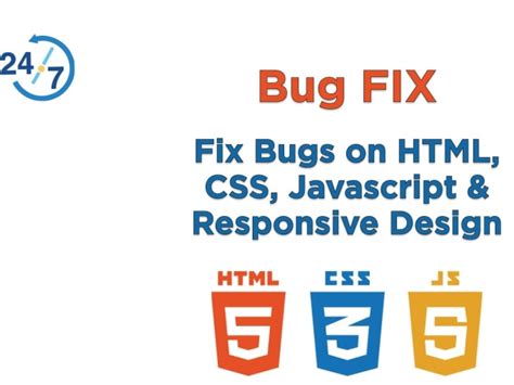 fix html css javascript errors bugs issues by hamzazikar66 fiverr