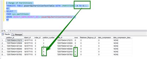 sql server 2016 enhancements truncate table and table partitioning