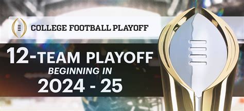 College Football Playoffs To Expand To 12 Teams In 2024 2025 Season