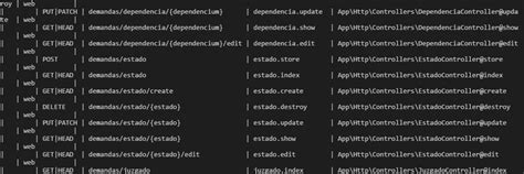 php route [demandas estado update] not defined pero