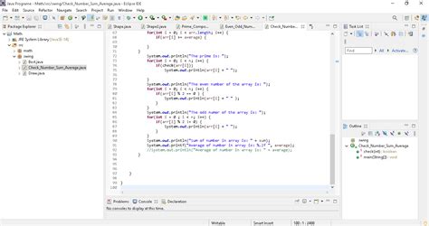 check number sum average of array in java