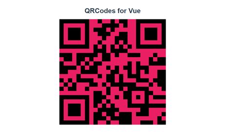 qrcode component for vue js vue js feed