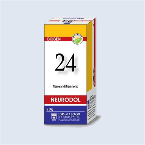 Biogen 24 Neurodol Homeopathic Medicine For Nerve And Brain Tonic