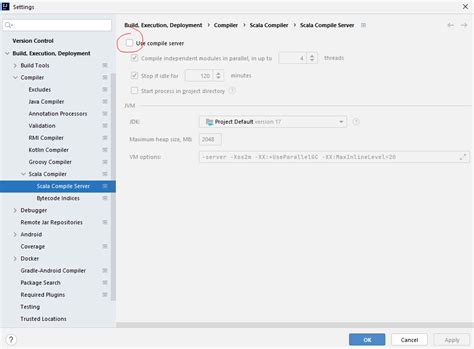 [solved] how to solve cannot start scala compile server for intellij