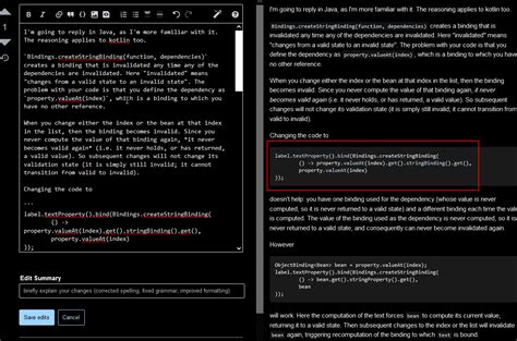 syntax highlighting java code in response to a kotlin question meta