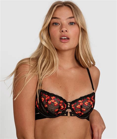 Bras N Things Vamp Drive Em Wild Underwire Bra Black 01400901