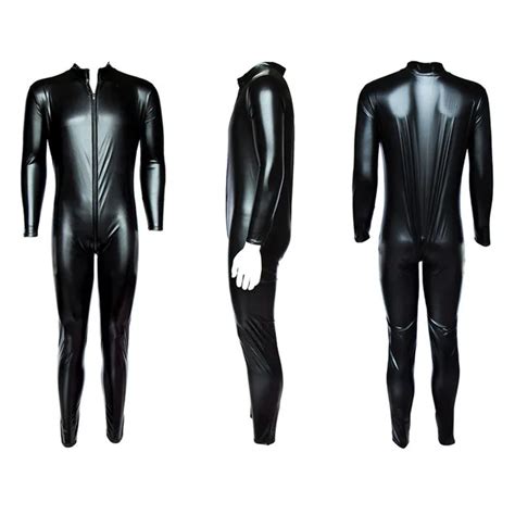 Male Zentai Fetish Body Bondage Costume Men Sexy Jumpsuit Nightclub