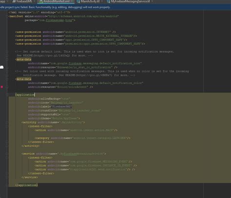 android oppo firebase notification in background stack overflow