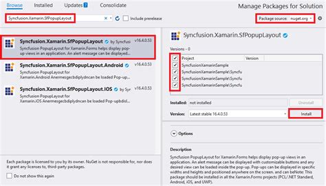 getting started with xamarin popup control syncfusion