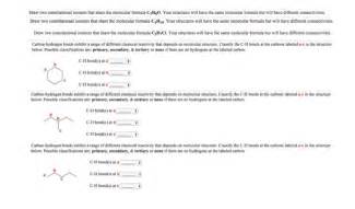 Draw A Constitutional Isomers For The Compound With The Formula C H O