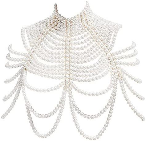 Pearl Body Chain Jewelry For Women Fashion Handmade Pearl Body Chain